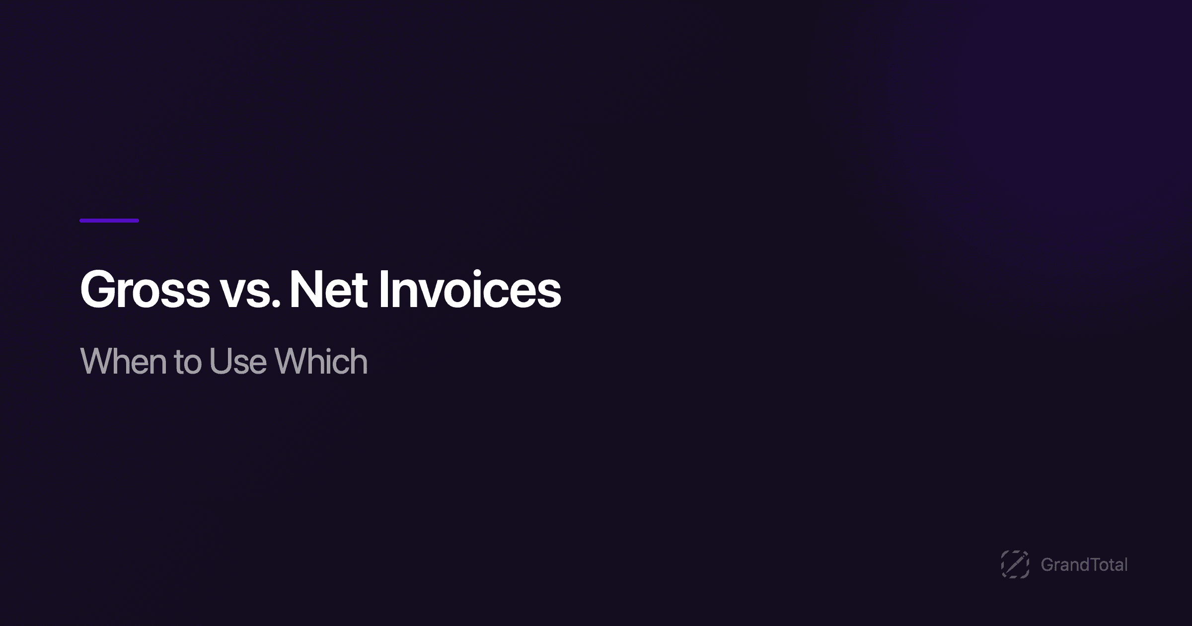 Gross vs Net Invoice Amount: Difference Explained
